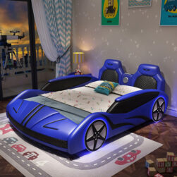 These Adult Race Car Beds Can Fit Queen & King Size Mattresses
