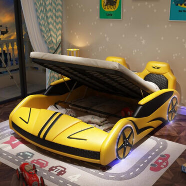 These Adult Race Car Beds Can Fit Queen & King Size Mattresses