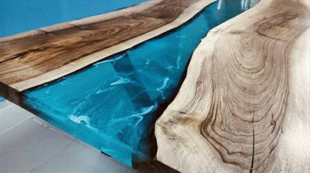These Blue River Epoxy Tables On Etsy Are Absolutely Stunning