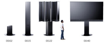 This Giant Foldable Television Can Collapse Into The Floor