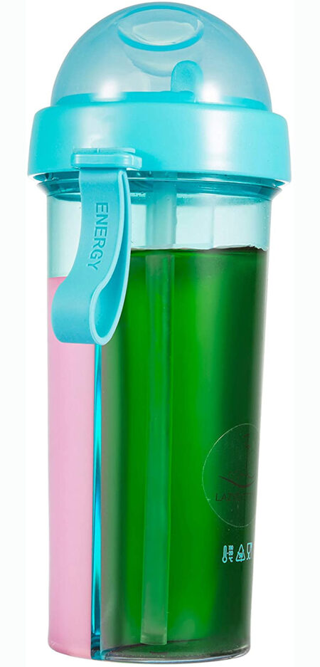 This Dual-Chamber Water Bottle Can Hold Two Different Drinks