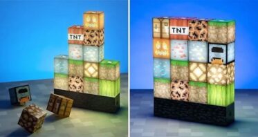 This Minecraft Block-Building Light Lets You Build Your Own Nightlight