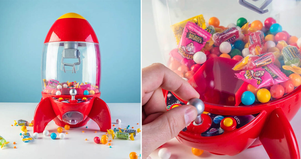 Desktop Rocket Candy Grabber