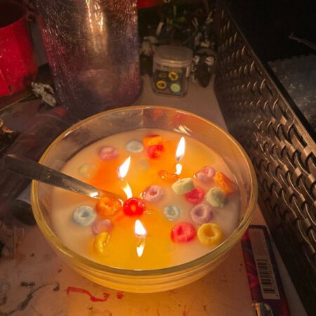 This Cereal Bowl Candle Looks and Smells Like Froot Loops