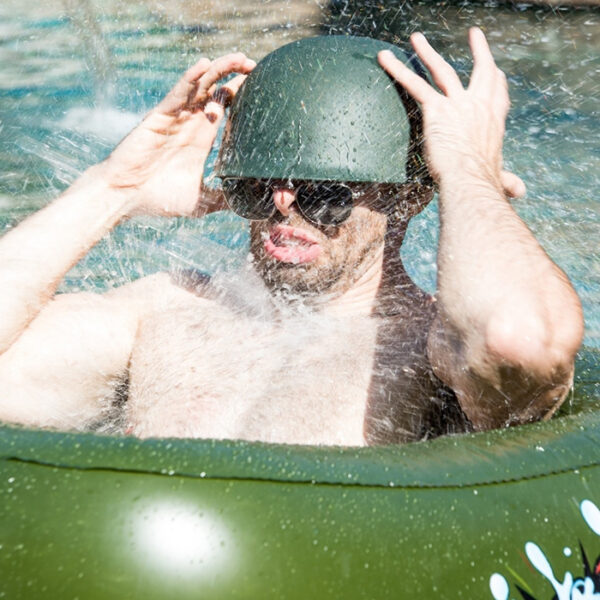 These Inflatable Pool Tanks Come With Water Cannons