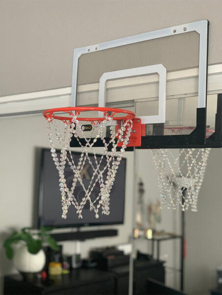 Crystal Basketball Hoop Chandelier
