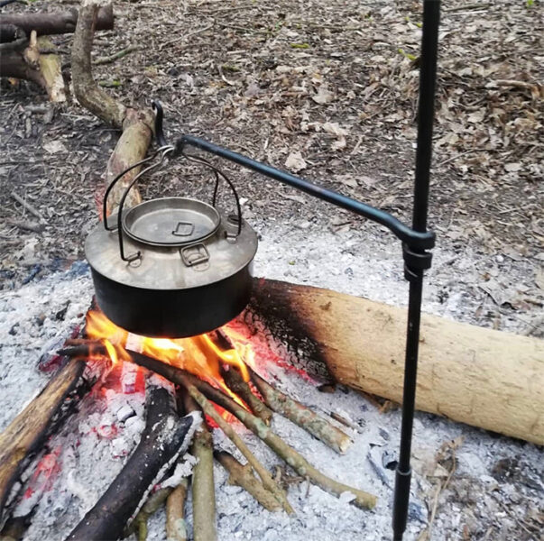 This Pan Mini Fire Anchor Is A Must Have Accessory For Camping