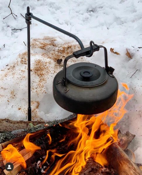 This Pan Mini Fire Anchor Is A Must Have Accessory For Camping