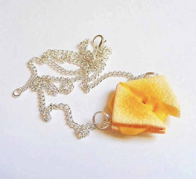 Go Against The Norm With This Grilled Cheese Necklace