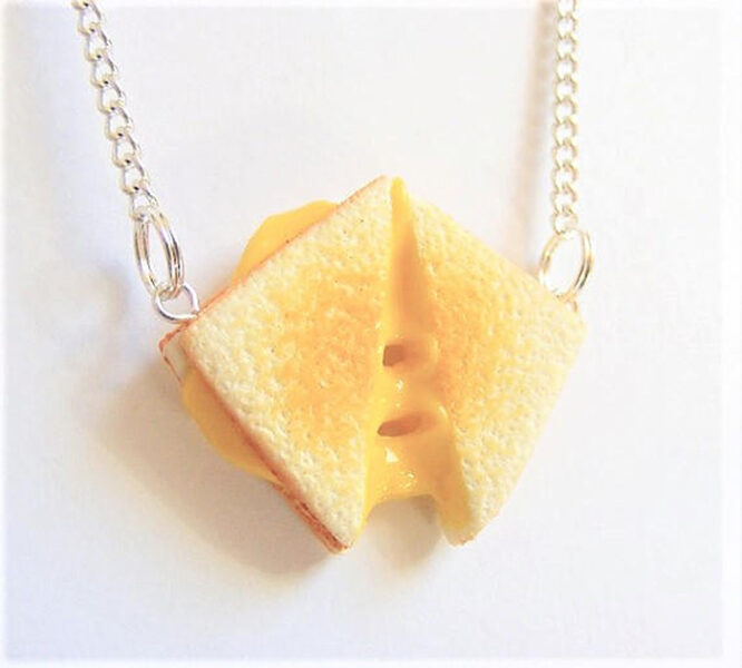 Go Against The Norm With This Grilled Cheese Necklace