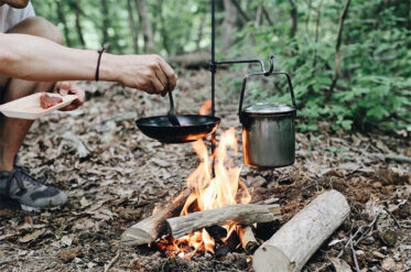 This Pan Mini Fire Anchor Is A Must Have Accessory For Camping