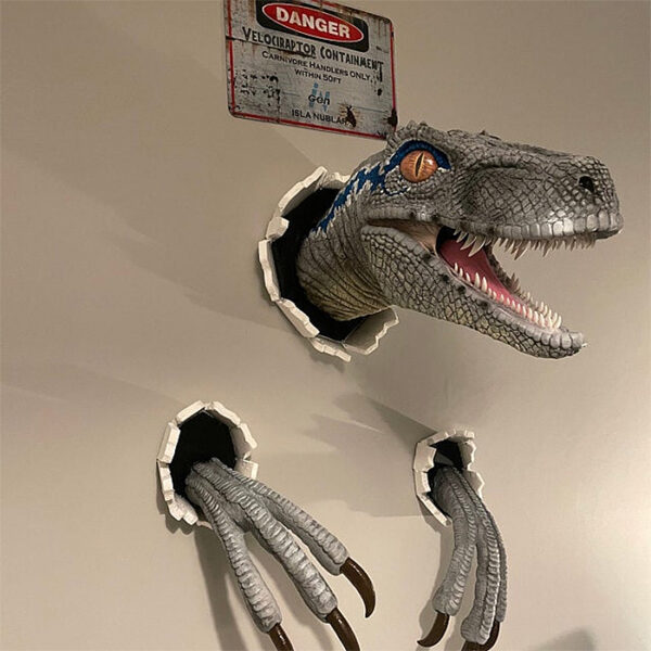 Wall Bursting Velociraptor
