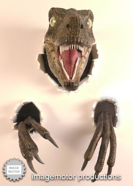 Wall Bursting Velociraptor