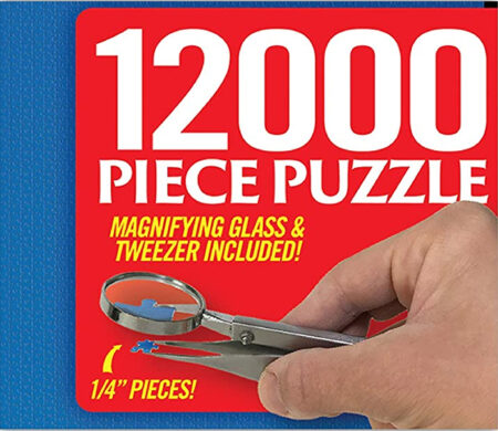 This 12,000-Piece Jigsaw Puzzle Requires A Magnifying Glass And A Set ...