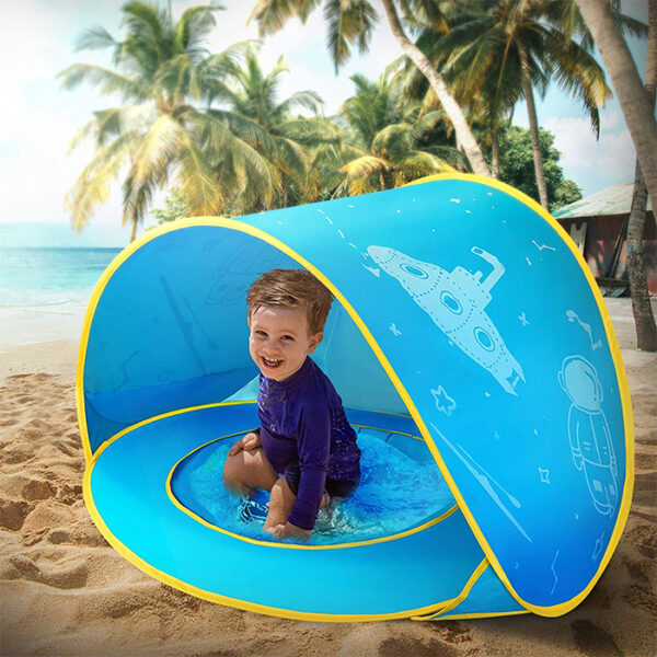 This Easy To Setup Baby Pool Beach Tent Lets Your Little One Have Fun ...