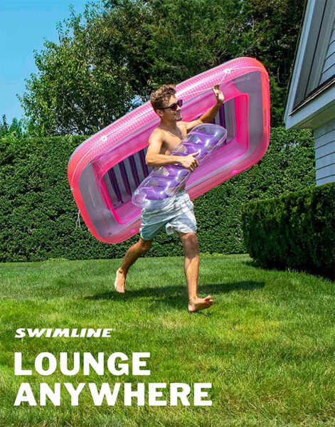This Inflatable Sunbathing Tub Is Exactly What I Need This Summer