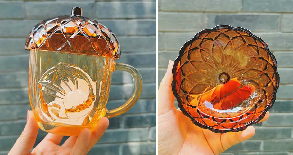 There's A New Starbucks Acorn Glass Mug For All Your Fall Drinking Needs
