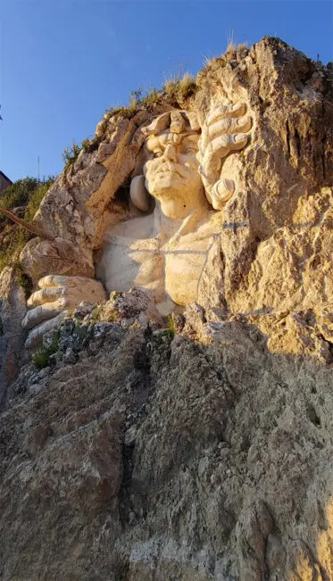 Stunning Sculptures Of Ancient Andean Gods Carved Into Side Of Mountain ...