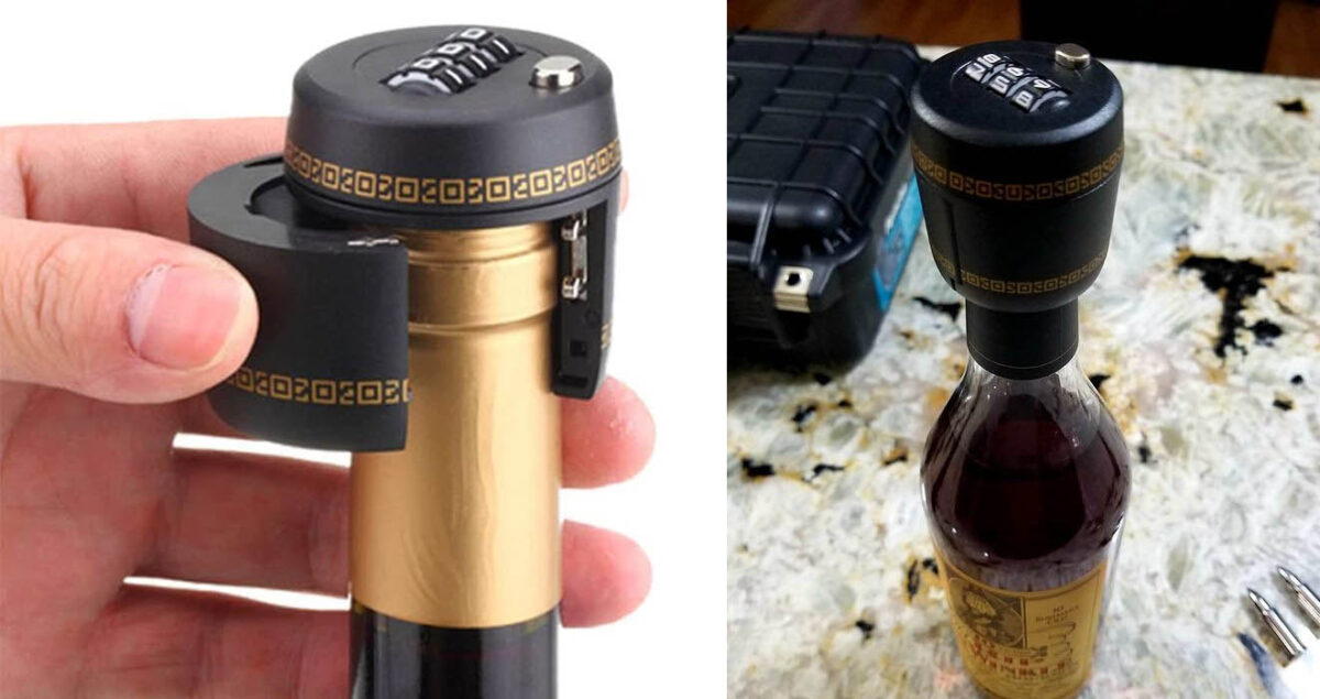 There's A Combination Bottle Lock That Prevents Others From Drinking ...