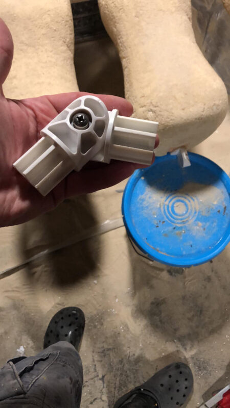 Man Creates Giant Skeleton That Looks Like It's Coming Out Of His Home ...