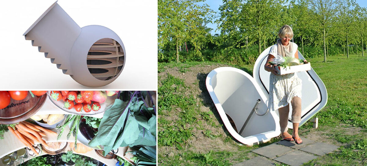 The "Ground Fridge" Can Store Food And Wine In Your Backyard