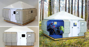 You Can Get A "Quick Cabin" That Takes Just A Couple Of Hours To Put ...