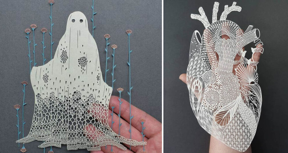 Artist Calvin Nicholls Creates Stunning 3D Paper Animal Portraits