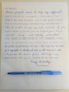 People Showcasing Their Beautiful Handwriting That Will Please Your ...