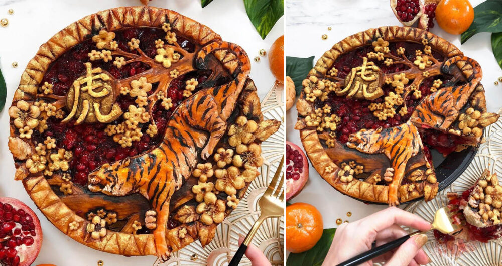 Artistic Baker Jessica Leigh Clark-Bojin Creates Beautiful Pomegranate ...