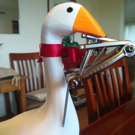 This Magnetic Goose Lends A Helping "Hand" Around The House