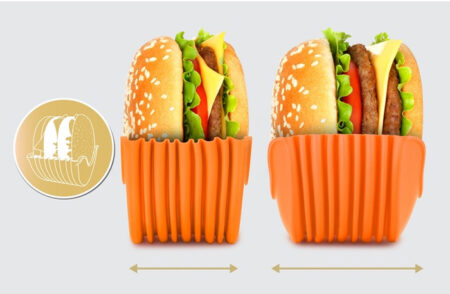 This Burger Holder Is The Solution To Minimal Mess