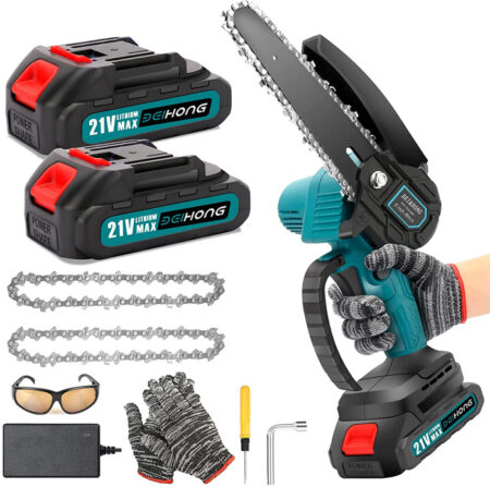 This Handheld Mini Chainsaw Makes Light Work Of DIY/Gardening Tasks