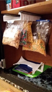 De-Clutter Your Fridge With The "Zip n Store" Slide-Out Organizer