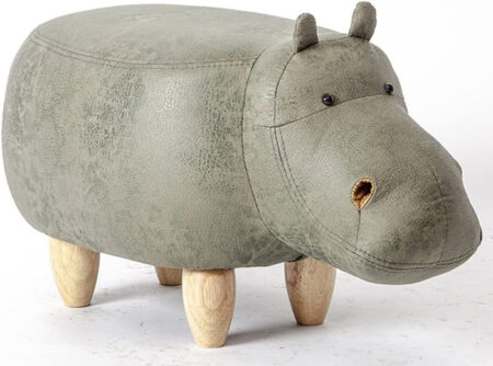 This "Hippopottoman" Is A Hippo Ottoman And It's Adorable