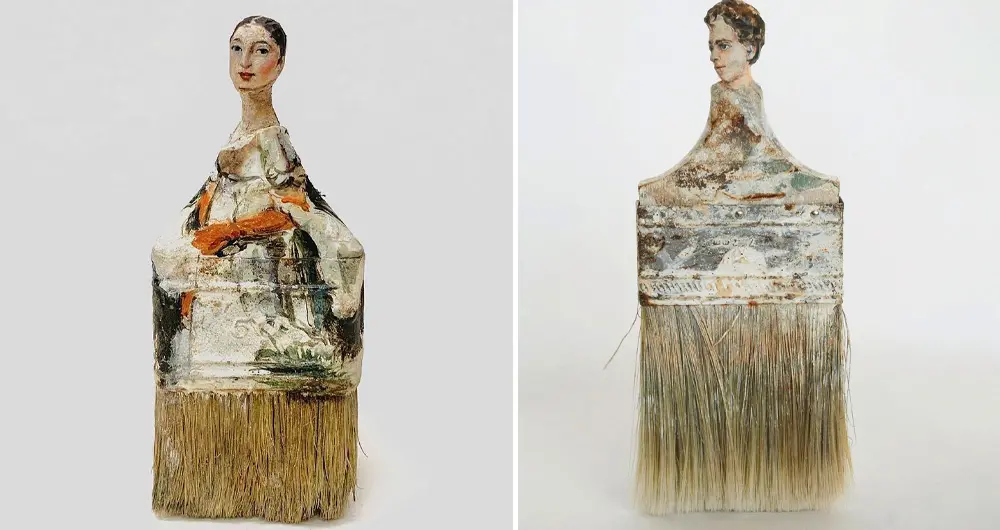 Artist Rebecca Szeto Gives Discarded Paintbrushes Another Life As ...