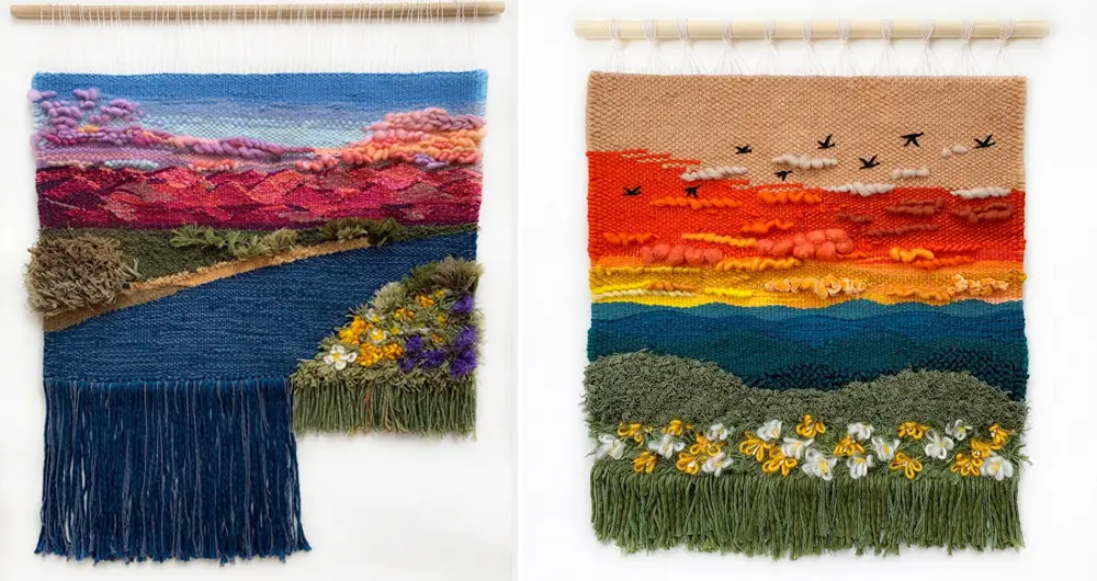 Artist Adrienne Lee Creates Beautiful Woven Landscapes That Look Like ...