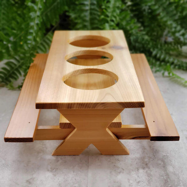 A Tiny Condiment Picnic Table Is The Perfect Companion To Any Feast
